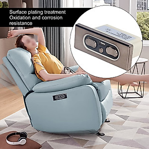 5 Button Electric Sofa Remote, Waterproof ABS Material Power Recliner or Lift Chair Hand Control with USB Charging Port, Plug and Play, One Button Reset Recliner Replacement Parts for Power Recliner