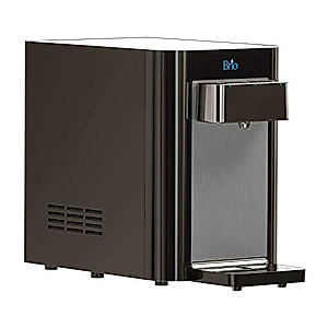 Brio Countertop Bottleless Water Cooler Dispenser with 2 Stage Filtration, Self Cleaning - 2 Stage Water Filters Included