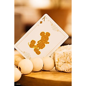Bicycle Disney Mickey Mouse Inspired Black and Gold Playing Cards