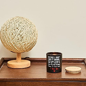 Vanilla & Lavender Scented Soy Candle - 10oz - Wooden Base & Gift Box Included - Ideal Gift for Anniversary - Birthday Gifts for Her or Him