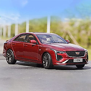 Models Vehicle Replica Car 1 18 Fit for Cadillac CT4 Luxury Car Simulation Scale Car Model Steel Diecast Toy Vehicle Collect Souvenir Collectible Gift 2023 2024