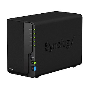 Synology DiskStation DS220+ NAS Server for Business with Celeron CPU, 6GB Memory, 8TB HDD Storage, DSM Operating System