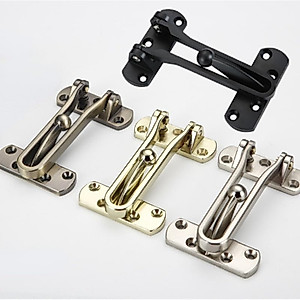 Security Hotel Bolt Door Chain Rear Lock Security Chain Door Buckle Anti-theft Buckle Door Lock Buckle - (Color: Sliver)
