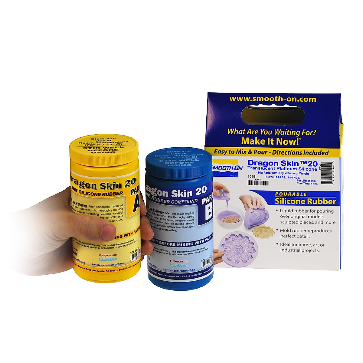 Smooth-On Dragon Skin 20 Mold Making Silicone Rubber - Trial Unit