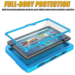 Amazon Fire Max 11 Tablet Case for Kids (13th Generation, 2023 Release), Patamiyar Lightweight Shockproof Kids Case with Handle Stand for Kindle Fire Max 11 Tablet - Blue