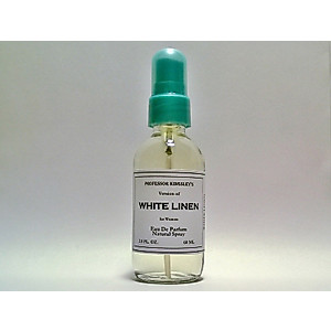 Professor Kingsley's Impression of White Linen for Women. EDP Natural Spray. Fragrance 20% by Vol. (2.0 oz EDP Natural Spray)
