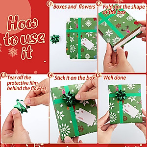 12 Pack Christmas Card Holders Boxes with Bow, Boxes for Gifts Christmas Money Holder Money Box Gift Wrap Boxes for Xmas, Party Favors