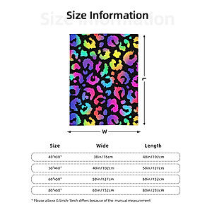 Cute Toddler Throw Blanket for Kids, Color Leopard - Super Soft Plush Fluffy Flannel Throw Blanket for Couch, Lightweight Cozy Small Blanket for Sofa, 30x40 Inch