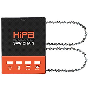 2Pack 14" Chainsaw Chain 3/8" Pitch .043" Gauge 52DL for Echo CS2511T RYOBI RY40502 RY40503 40v E-GO CS1401 CS1400 CS1403 Wo-rx WG384 Husq H38-52 120i 136Li 436Li 535iXP 536LiXP T535iXP T536LiXP