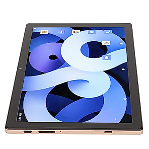 Smart Tablet 10.1 Inch Tablet 8 Cores for Study Video (Gold)