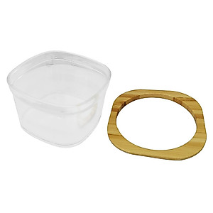 FitSand Bamboo Shaver Rinse Stand Compatible for Microtouch Titanium Head Shaver