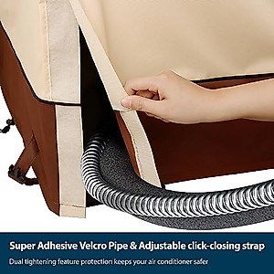 Westblue Air Conditioner Cover for Outside Units-Durable 600D AC Cover for Outside Unit Waterproof & Resistant AC Unit Covers Outdoor Central Square Fits up to 30 x 30 x 32 inches