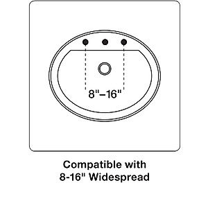 KOHLER 394-4-BN Devonshire Widespread Bathroom Faucet with Pop-Up Drain Assembly, 3-Hole 2-Handle Bathroom Sink Faucet, 1.2 gpm, Vibrant Brushed Nickel