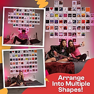 unique america 100 Pcs | Album Cover Posters, For Bedroom, Room Decor, For Rapper Posters, Music Artist Posters, 4x6 Inch 80 Pcs & 20 Stickers