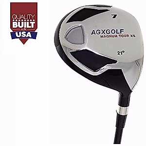 AGXGOLF Ladies Petite Length 21 Degree Magnum #7 Utility Fairway Wood wLady Flex Graphite Shaft+: + Head Cover, USA