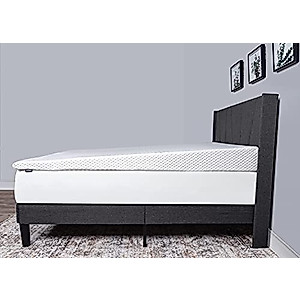 Milliard Bed Wedge Mattress Topper with Memory Foam Top, Incline Mattress Elevator Base, 7.5 Inch with Washable Cover (Queen)