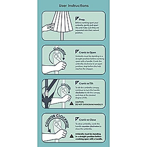 California Umbrella 9' Round Aluminum Patio Umbrella, Crank Lift, Auto Tilt, Bronze Pole, Terracotta Olefin