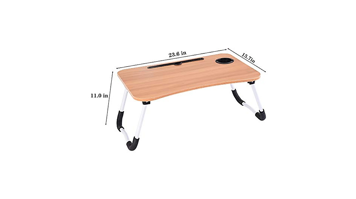 Portable Foldable Bed Table for Easy Working & Leisure