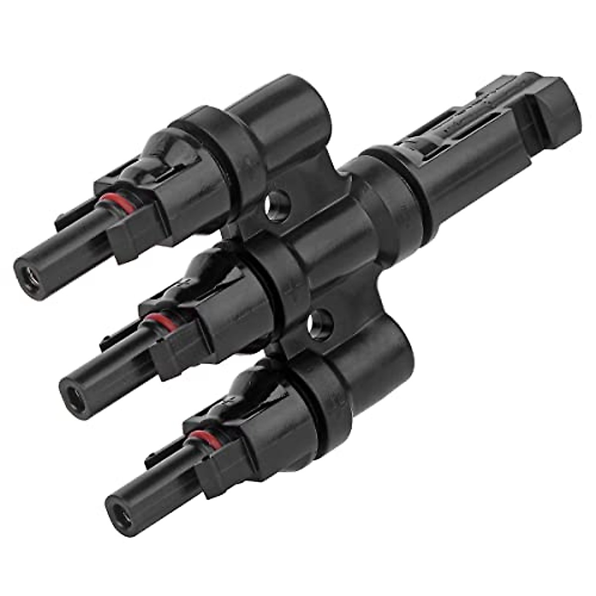 Solar Panel Connector 3 Way Branch MMMF/FFFM - DIY Mount Tool Solar Parallel Connector in Pair - 3 to 1 Solar Cable Connectors for Connection Between Solar Panels