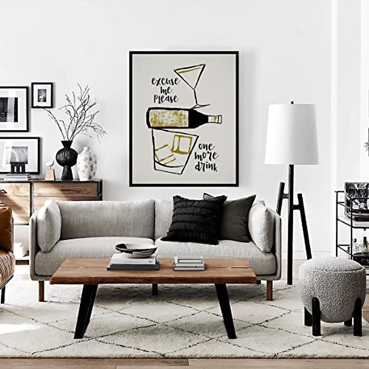 Dave Matthews Band | Grace Is Gone inspired mid-century modern wall art print music poster song lyric room decor bedroom aesthetic retro artist gift ideas cocktail wine artwork kitchen bar dorm