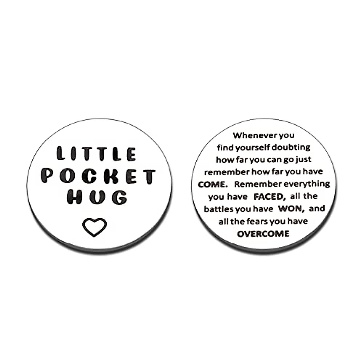 Inspirational Gifts for Women Men Little Pocket Hug Recovery Gifts Motivational Keychain from Depression Surgery Suicide Addiction Alcoholics Sobriety Presents for Cancer Survivor Warrior Fighter