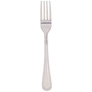 Winco 12-Piece Dots Dinner Fork Set, 18-0 Stainless Steel,Silver