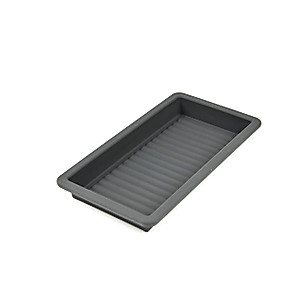 Gear Gurus Baking Pan Dividers - Silicone Baking Trays, Sheet Pan Cooking, Nonstick 4 Piece Set, Reinforced Rims, Ribbed Bottoms, Oven Dishwasher Safe