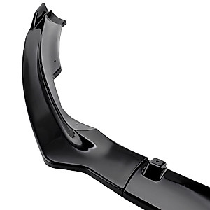 MotorFansClub 3pcs Front Bumper Lip Splitter Fit for Ford Fusion Mondeo 2017 2018 2019 Trim Protection Splitter Spoiler, Black