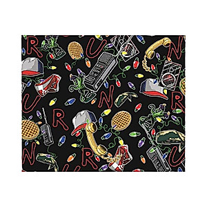 Super Soft Throw Blanket,Comfortable Plush Fleece Flannel Blanket, Warm Cozy Air Conditioning Blanket for Sofa/Bed/Living Room 40x50 Inch