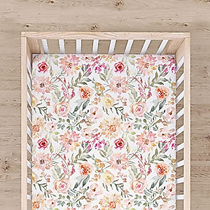 Crib Sheets for Girls – Luxuriously Soft Cotton Blend Crib Sheet for Girl Crib Sheet Mattress & Toddler Sheet by Max&So