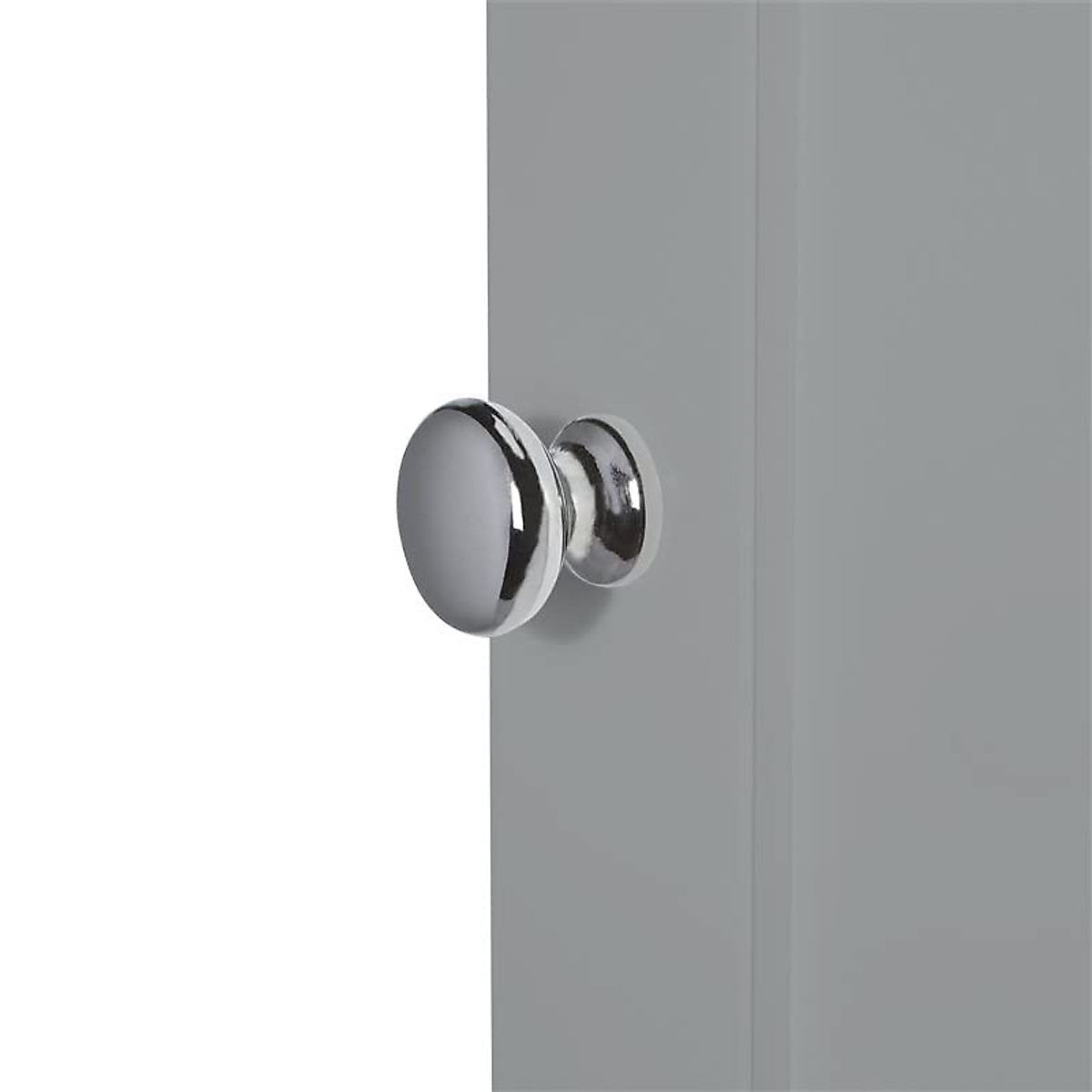 RiverRidge Ashland Collection 1 Door, 3 Drawer, Gray Floor Cabinet