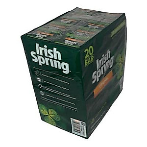 Irish Spring bar Soap (20/4 Oz Net Wt Oz), Original, 80 Ounce (Pack of 1)
