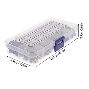 VILLCASE 4 Sets Computer Host Screw Countersunk Head Screw Wood Screws Drilling Screw Computer Supply Assortment Screw Flat Head Machine Screws Laptop Screws Countersunk Bolts Computer Part