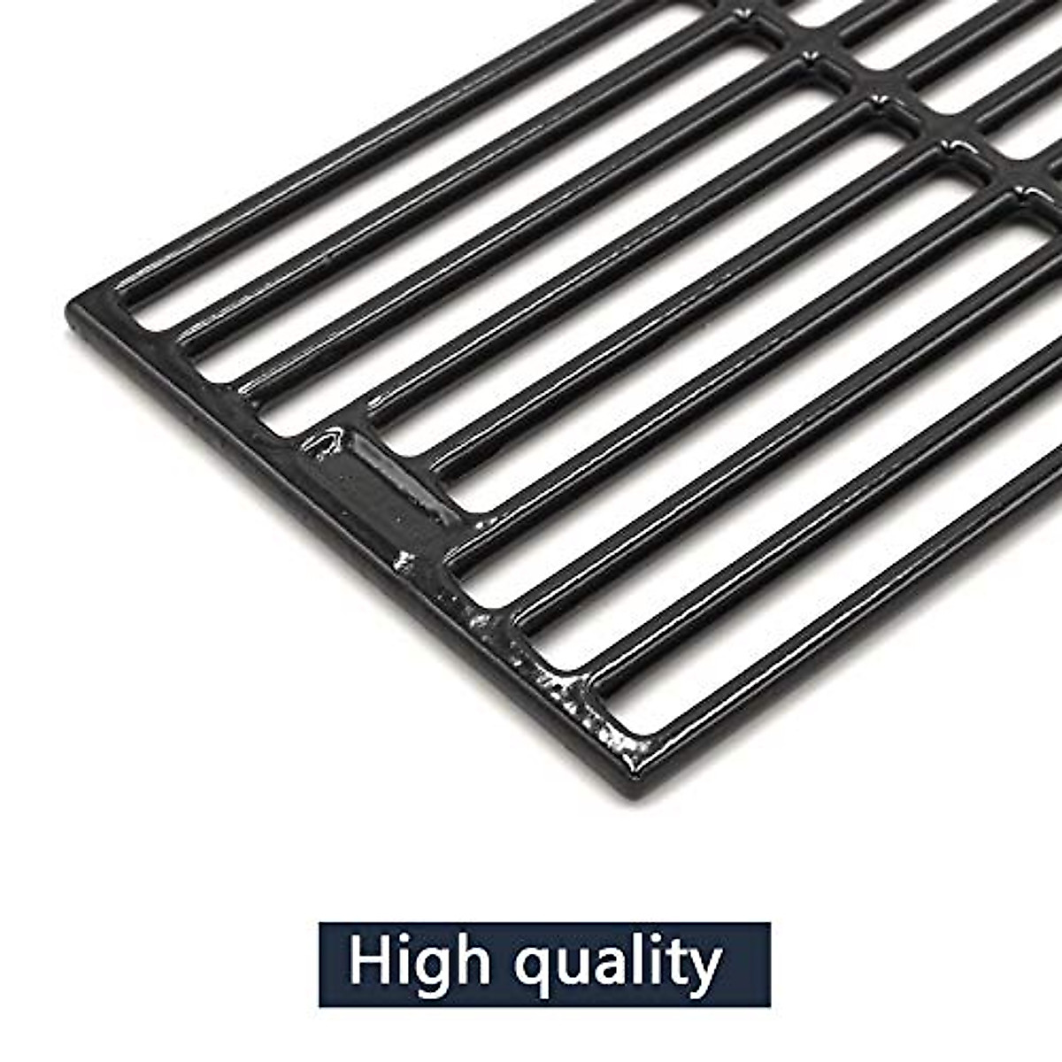 Hongso Grill Parts for Chargriller 5050, 3001, 3008, 3030, 4000, 2121, King Griller 3008 5252, Grill Grates and Heat Plates Included, Set of 3