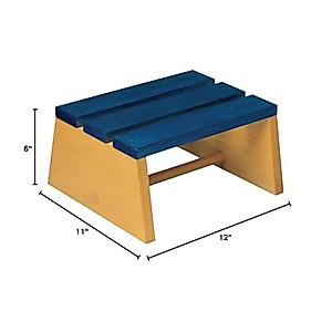 Unfinished Slat Stool, Unassembled