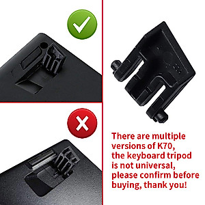 HUYUN Plastic Stand Foot Leg Replacement for Corsair K70 Mechanical Keyboard