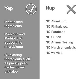 Hume Supernatural Aluminum Free Deodorant for Women & Men - Safe for Sensitive Skin - Probiotic, and Plant-Based - Long-Lasting Moisture Absorbing - Clean and Effective, Fragrance Free - 1-Pack