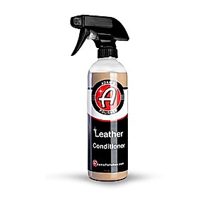 Adam's Leather Conditioner 16oz - Conditions Leather, Vinyl, and Plastic Interior Surfaces - Contains Premium UV Blockers for SPF 65 Protection - Long Lasting Protection