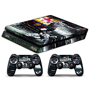 Skin Ps4 Slim - Lionel Messi FC BARCELLONA - Limited Edition Decal Cover ADESIVA Playstation 4 Slim Sony Bundle