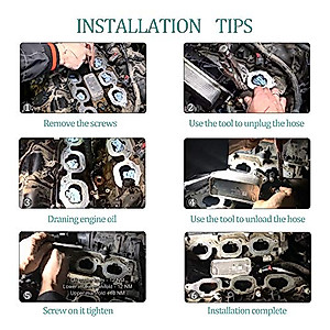 RANSOTO Engine Oil Cooler With Oil Filter Housing Adapter Assembly Compatible With 2011 2012 2013 Chrysler 200 300, Dodge Charger Journey Caravan Durango, Jeep Wrangler Replaces 5184294AE