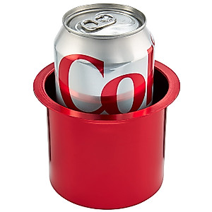 Lot of 10 Vivid Red Aluminum Cup Holders by Brybelly