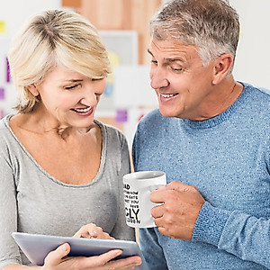 Dad Gifts from Daughter Son Wife,11oz Funny Coffee Mug Gifts for Dad Grandpa Father in Law Husband,Unique Fathers Day Present Idea for Men Him,Dad Gifts for Fathers Day Birthday Christmas Anniversary