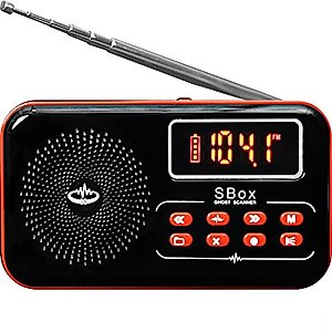 SBox Spirit Box + EVP Recorder with Built-in Flashlight