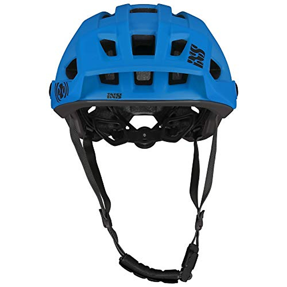 IXS Unisex Trigger AM All-Mountain Trail Protective Bike Helmet, Fluo Blue, Small/Medium
