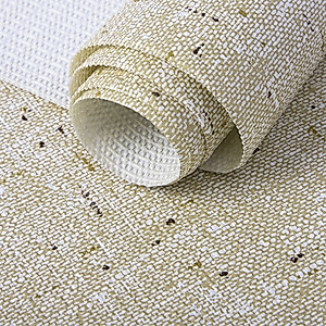 DwellAid Shelf Liner 18inch Wide Kitchen Cabinet Liner Non Adhesive 18inx8ft Kitchen Drawer Liner, Waterproof Shelf Liner Durable Anti-Slip for Kitchen Cabinets Beige