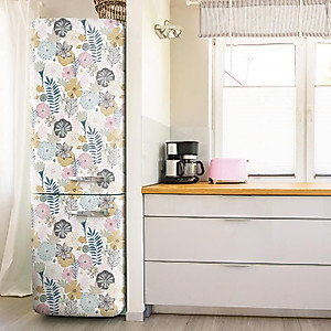 RoomMates RMK11328WP Pink Perennial Blooms Peel and Stick Wallpaper, Roll