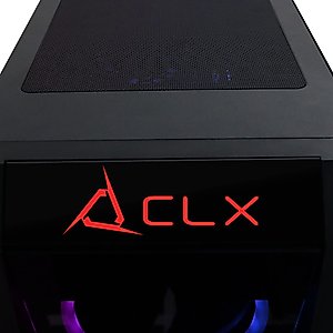 CLX Set Gaming Desktop - Liquid Cooled AMD Ryzen 7 5800X 3.8GHz 8-Core Processor, 32GB DDR4 Memory, GeForce RTX 3060 12GB GDDR6 Graphics, 500GB SSD, 4TB HDD, WiFi, Windows 11 Home 64-bit,Black