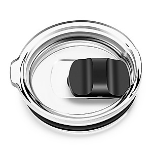Banzk 30 oz Tumbler Lid, with Magnetic Slider Switch Replacement Lids Compatible for YETI 30 oz Tumbler, 14 oz Mug and 35 oz Straw Mug, New Upgrade Travel Spill Proof Cup Lids Covers, BPA Free