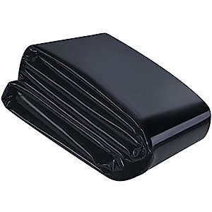 UWIOFF 10 x 13 Feet Pond Liner, 20 Mil Pond Skins Pond Liner Black LDPE Pond Liner for Waterfall, Fish Koi Ponds, Garden Fountain