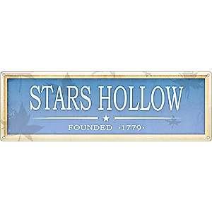 Wisesign Vintage Metal Signs Stars Hollow, Founded in 1779 Slim Tin Sign Retro Indoor Bar Vintage Style 6"x16" Unique Wall Decor
